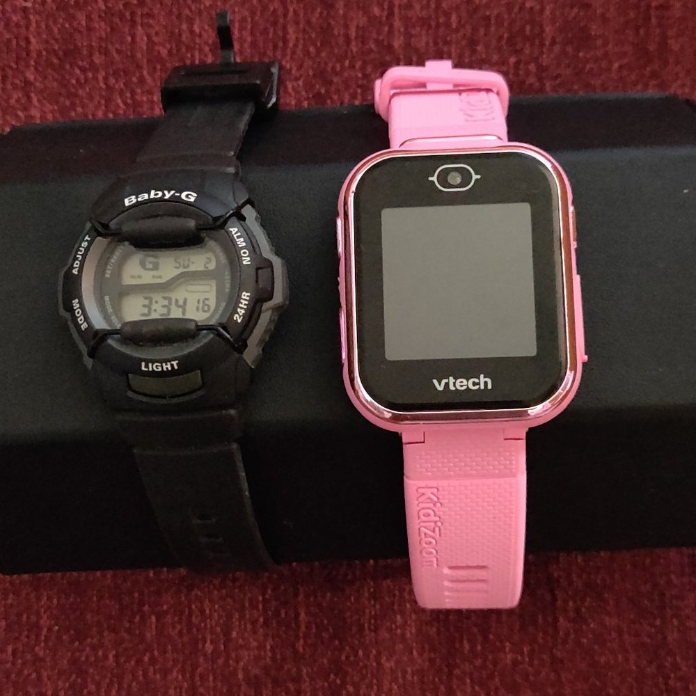 #109 Casio Baby-G/Vtech Kidizoom Watches - Gem